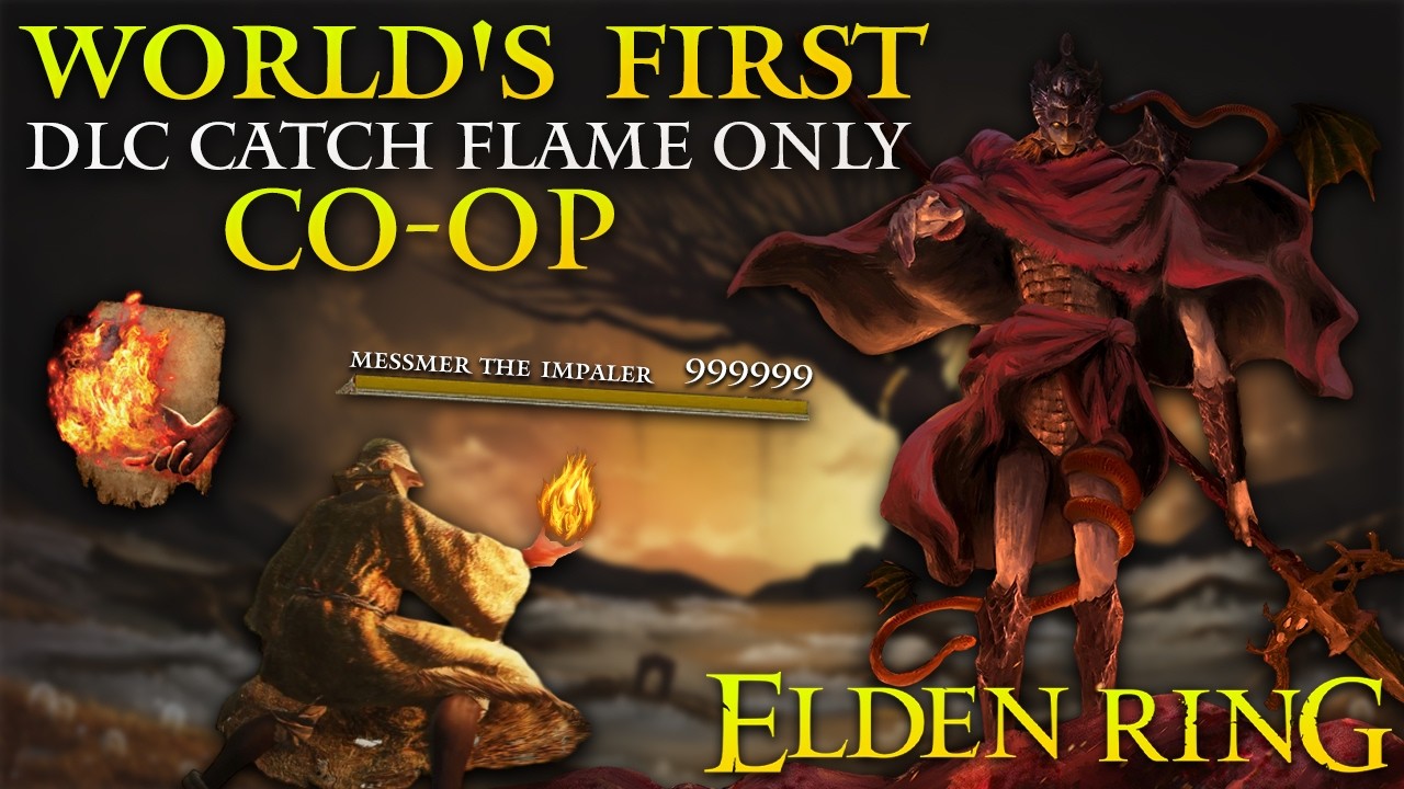 How We Beat ELDEN RING'S DLC With Only Catch Flame - YouTube