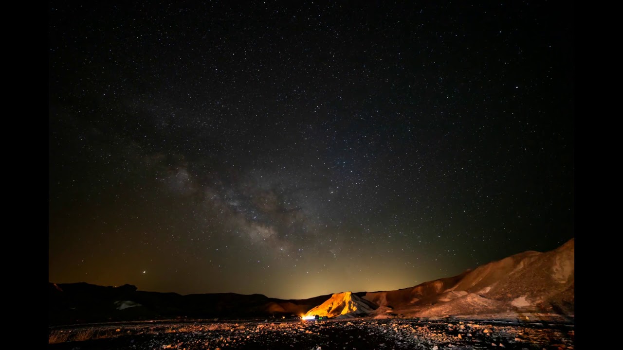 Milkyway. From the Faran River, Israel. - YouTube