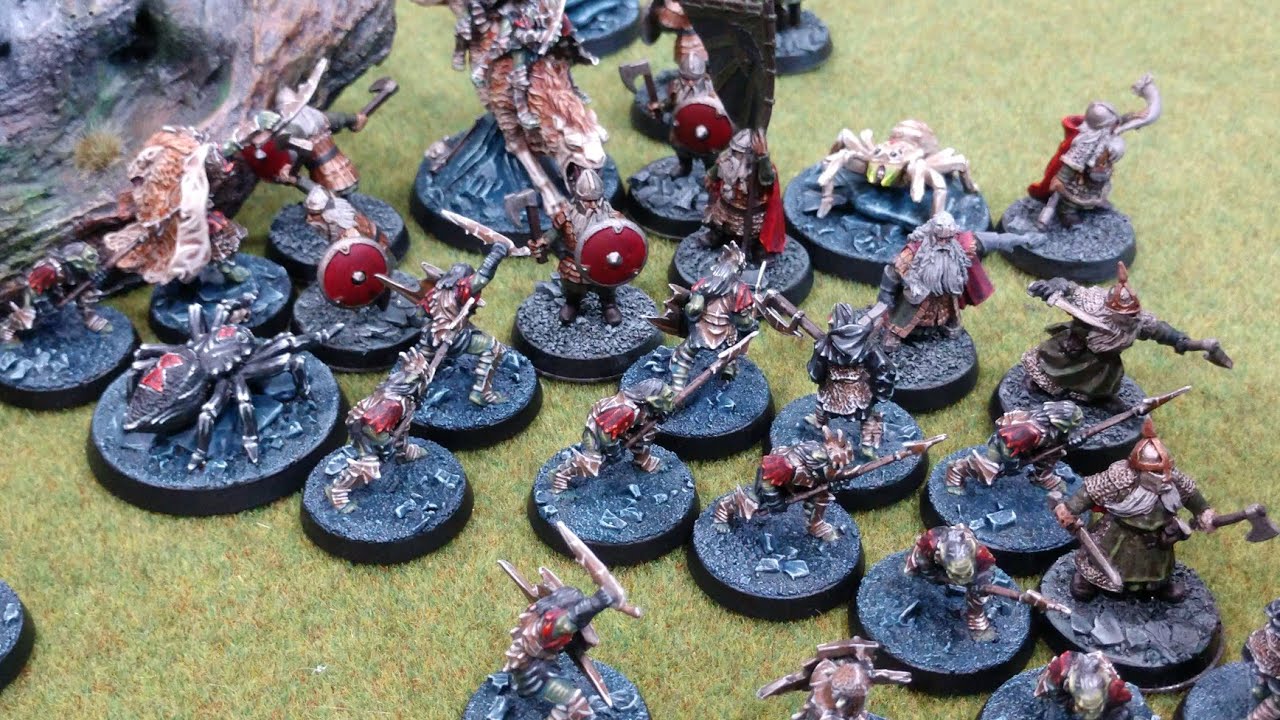 Middle Earth SBG Battle #6: Moria Vs Kingdom of Moria 300pts - YouTube