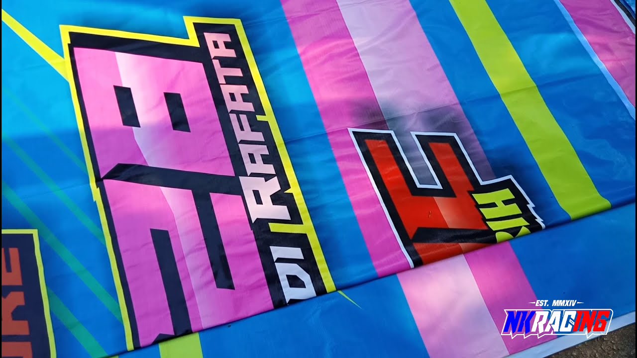 Tenda paddock 3x3 ( backdrop balap ) - YouTube