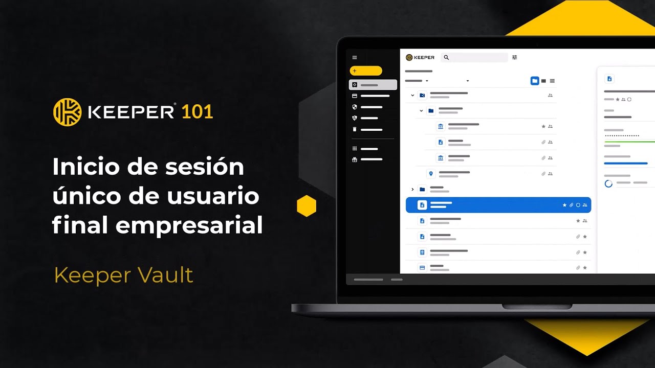 Keeper 101: Cómo iniciar sesión en Keeper con SSO - YouTube