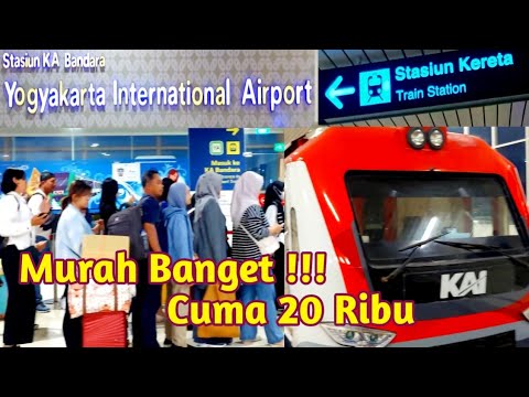 Cara Naik Kereta Bandara Yogyakarta International Airport (YIA) ke Kota Yogyakarta @tiket