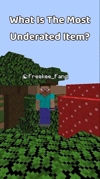 What Is The Most Underrated Item In Minecraft? - YouTube