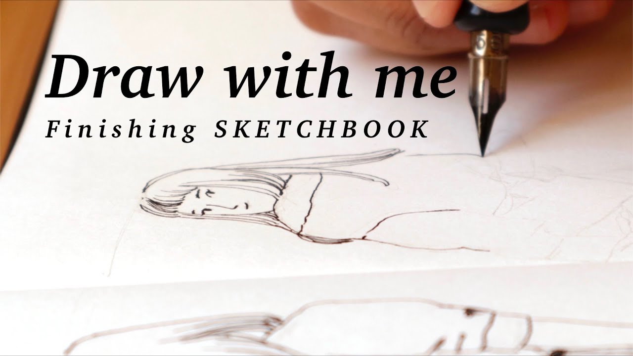 Draw with me: quiet real-time draw with me session ~ reemeiali - YouTube