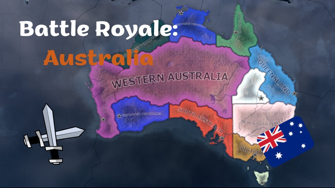 Battle Royale: Australia - Hoi4 Timelapse - YouTube