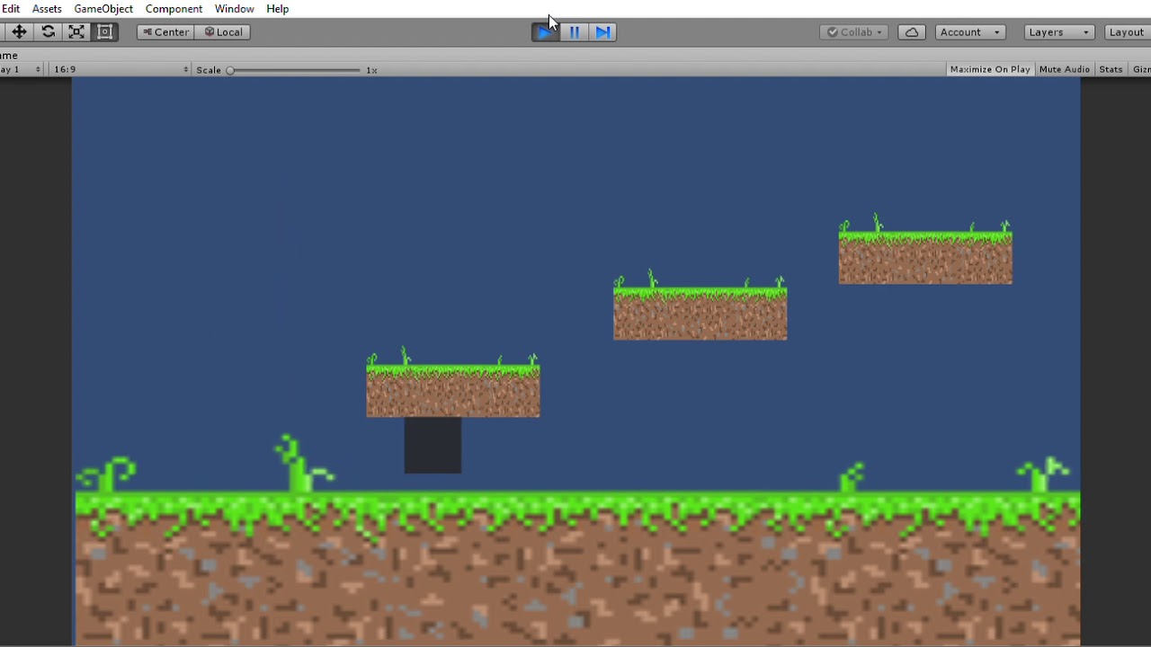 Simple platformer mechanic preview - YouTube