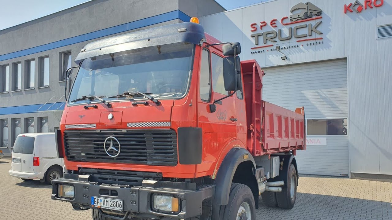 MERCEDES-BENZ SK 1935, Full Steel, 4x4 ,V8 engine, 13 tons rear - YouTube
