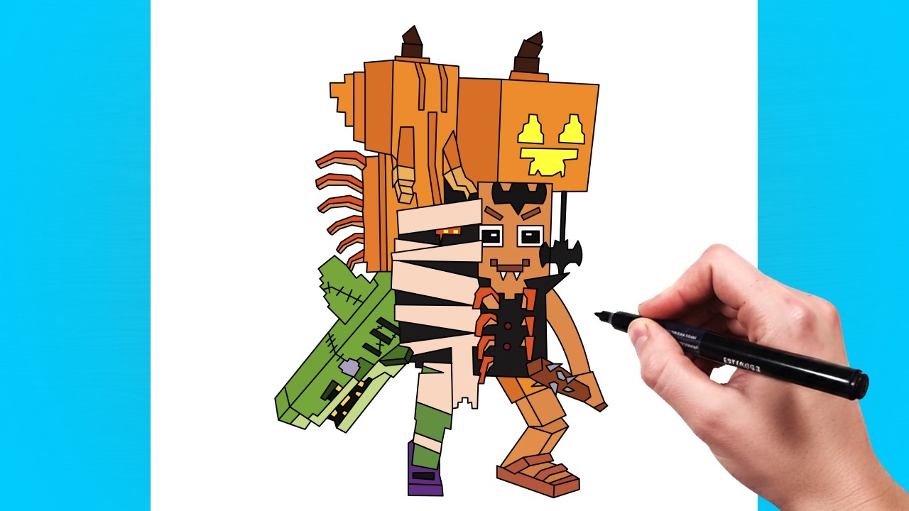 How to Draw La Spooky Grande Steal a Brainrot [ROBLOX] | Easy Step by ...