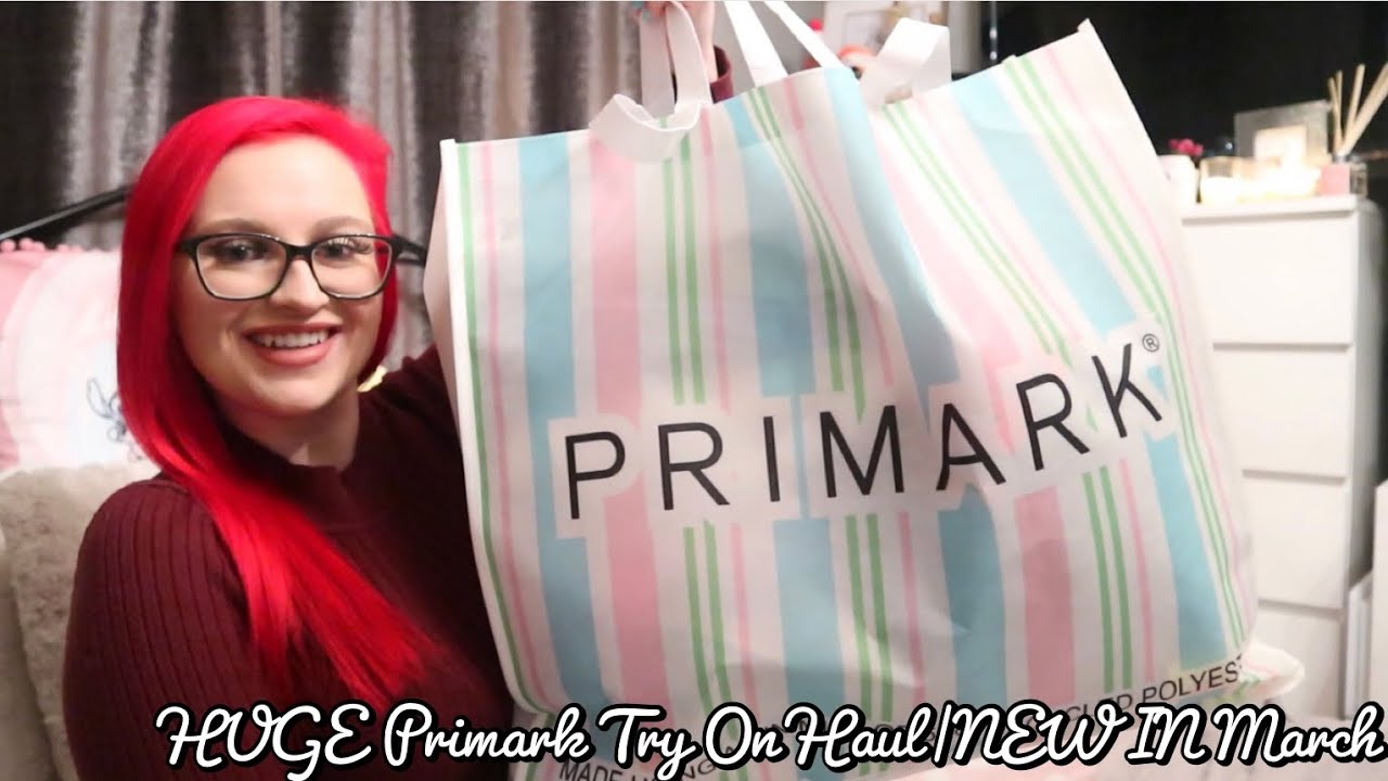 HUGE Primark Try On Haul|NEW IN March - YouTube