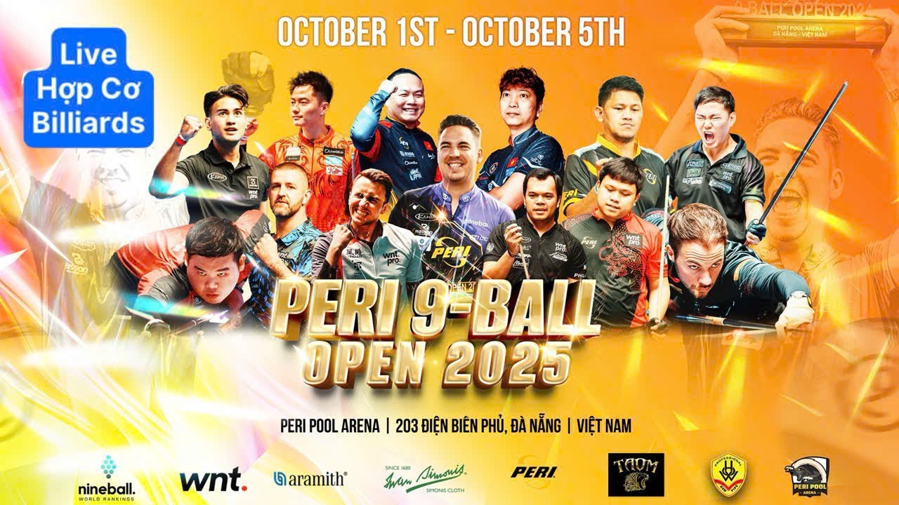 Live 🔴 Lường Đức Thiện - Jayson Shaw | Peri 9Ball Open 2025 - YouTube