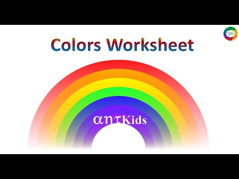 colors name|match colours with pictures|EVS worksheet for the class lkg ...