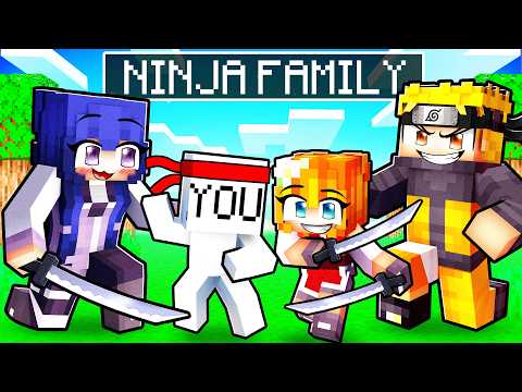 YOU get ADOPTED by the NINJA FAMILY in Minecraft!