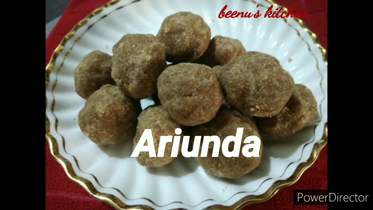 Kerala Dishes/അരിയുണ്ട/Ariunda - YouTube