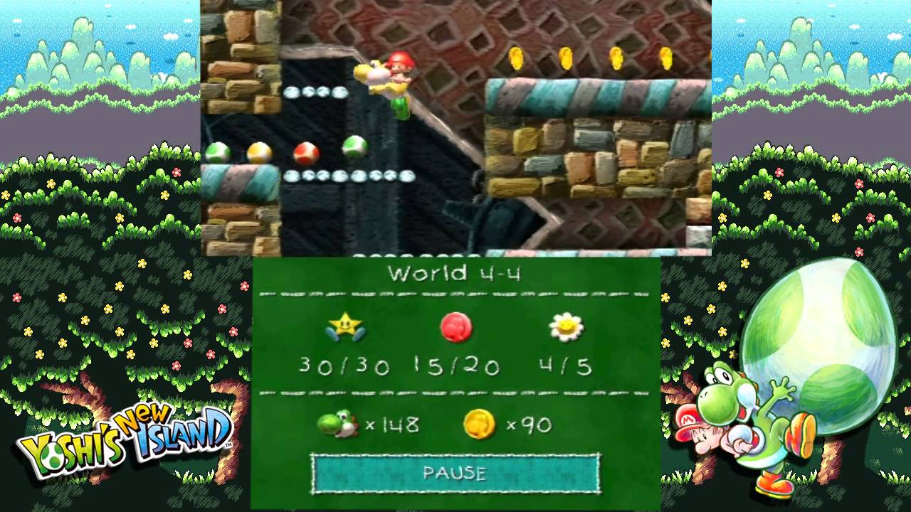 Yoshi's New Island 100% walkthrough (w/ commentary) Part 31 - World 4-4 ...