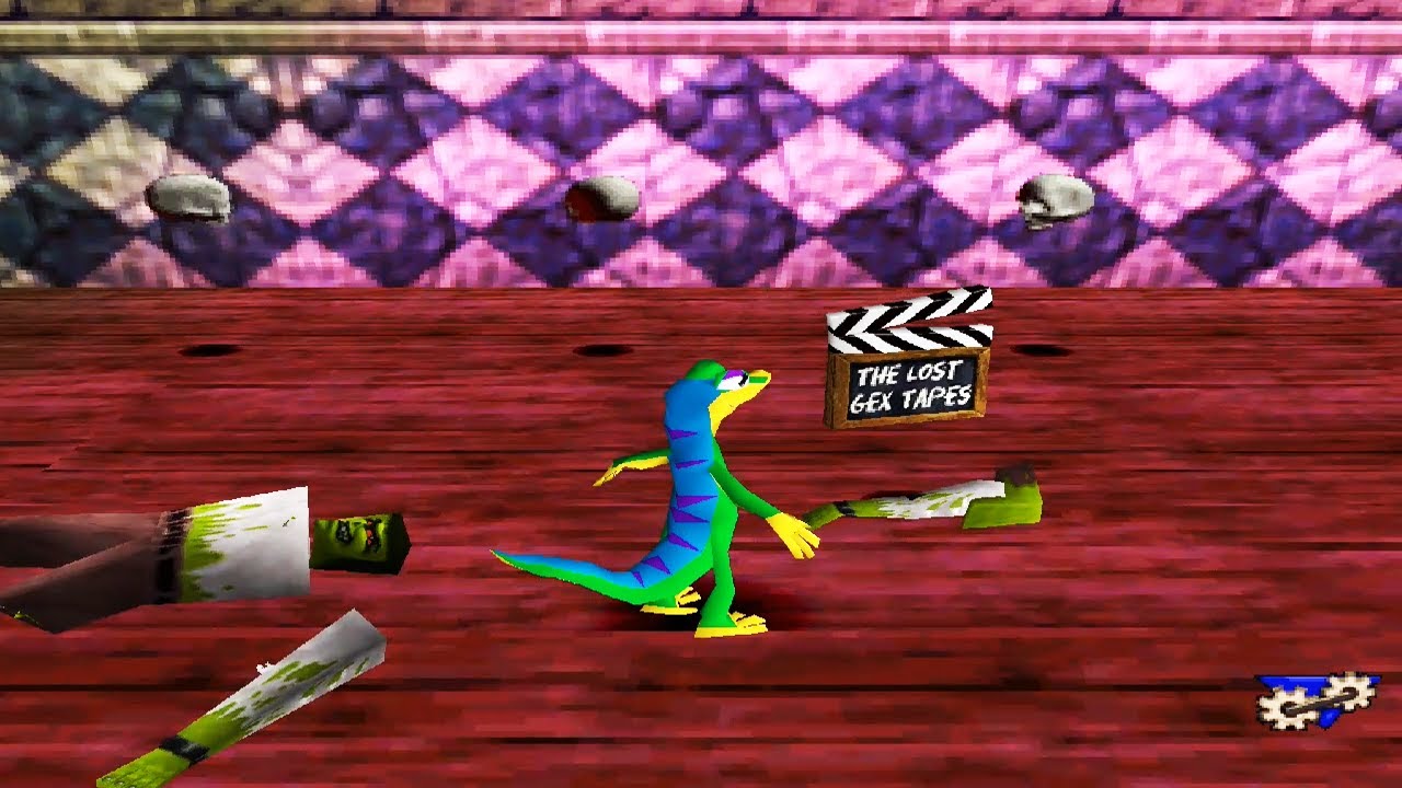 Gex Enter the Gecko [PS1] - Texas Chainsaw Manicure (Red Remote + The ...