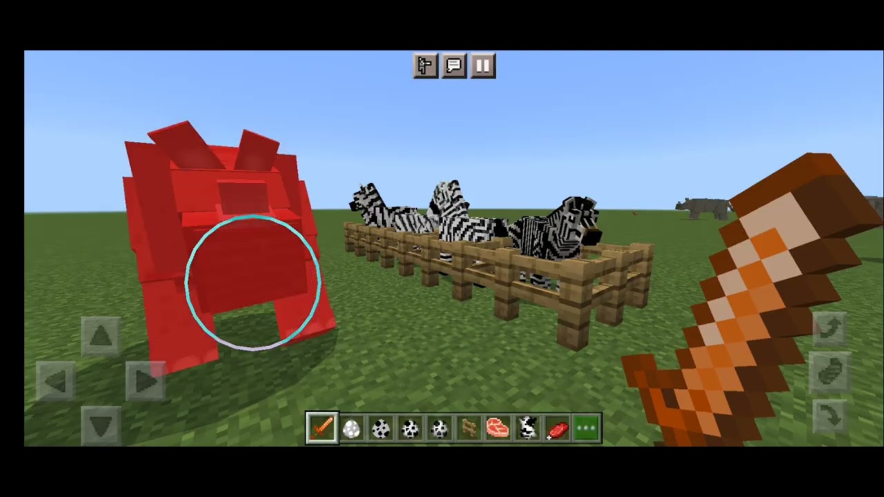 Minecraft four zebra mod - YouTube