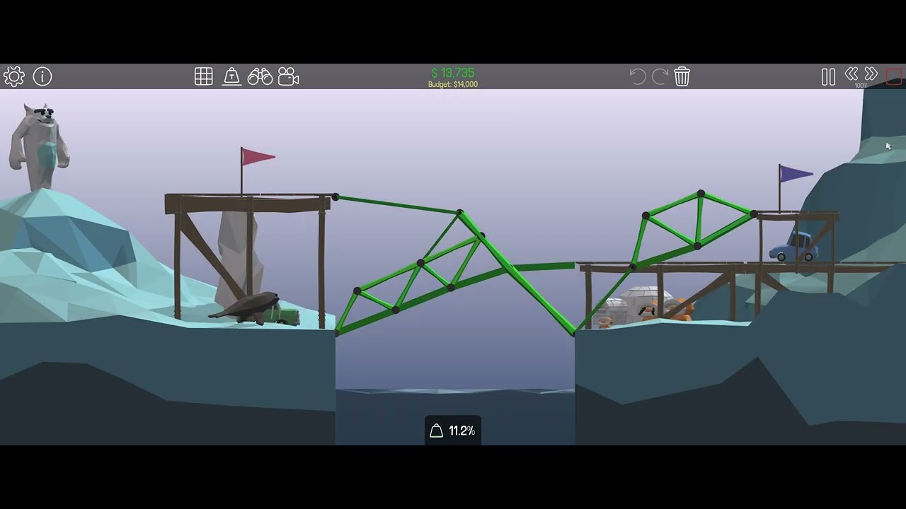 Poly Bridge - Level 3-6 - YouTube