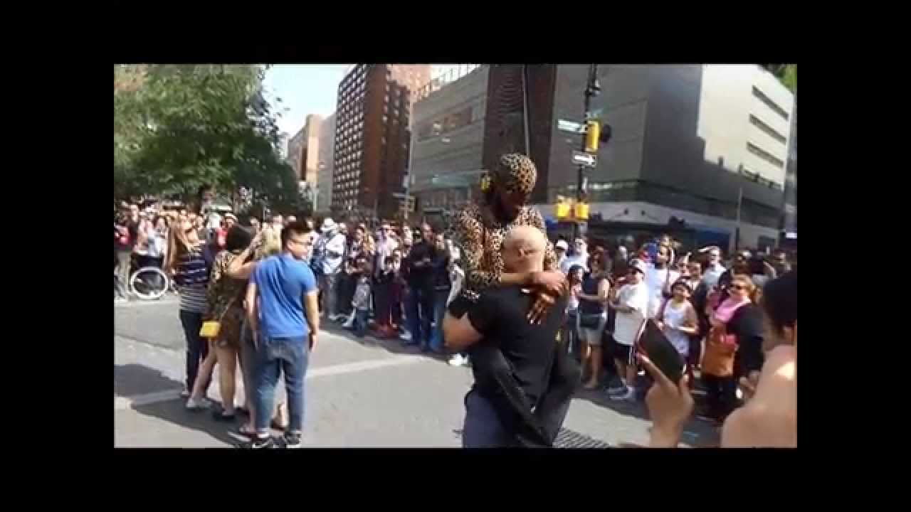 Crazy Street Performers at Union Square - YouTube