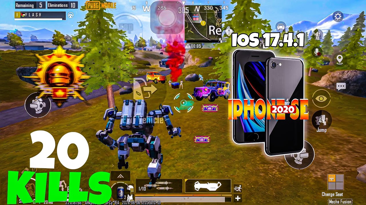 iPhone SE 2020 NEW LIVIK GAMEPLAY Smooth+60 FPS MECHA EVENT || iPhone ...