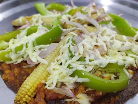 RAGIZZA RECIPE IN TAMIL || RAGI PIZZA || SIMPLE BREAKFAST IN 10 MINS ...