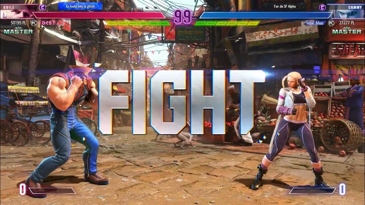 SF6 Ranked Higuchi (Guile) VS (Cammy) inbe_blue - YouTube