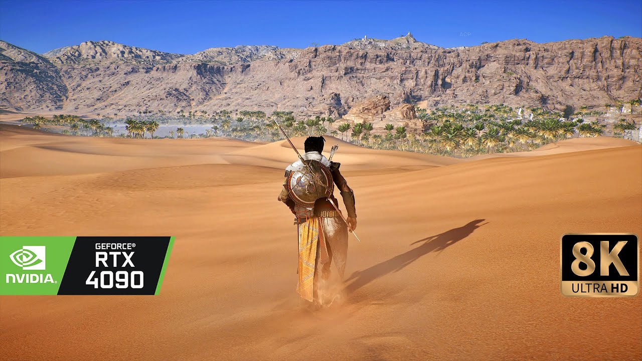 [8K] AC Origins RTX 4090 - RAYTRACING - Extreme Settings ...