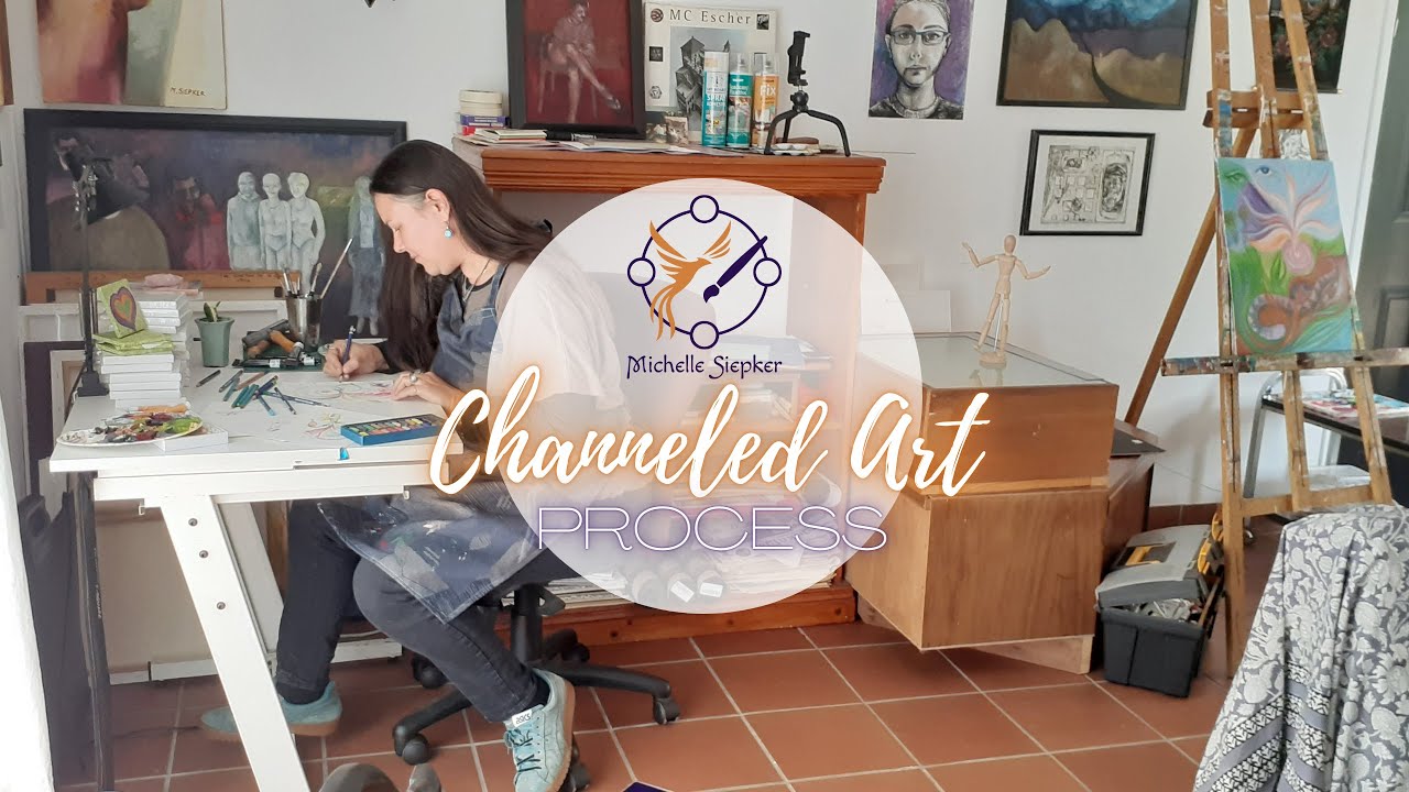 Channeled Art Process - YouTube