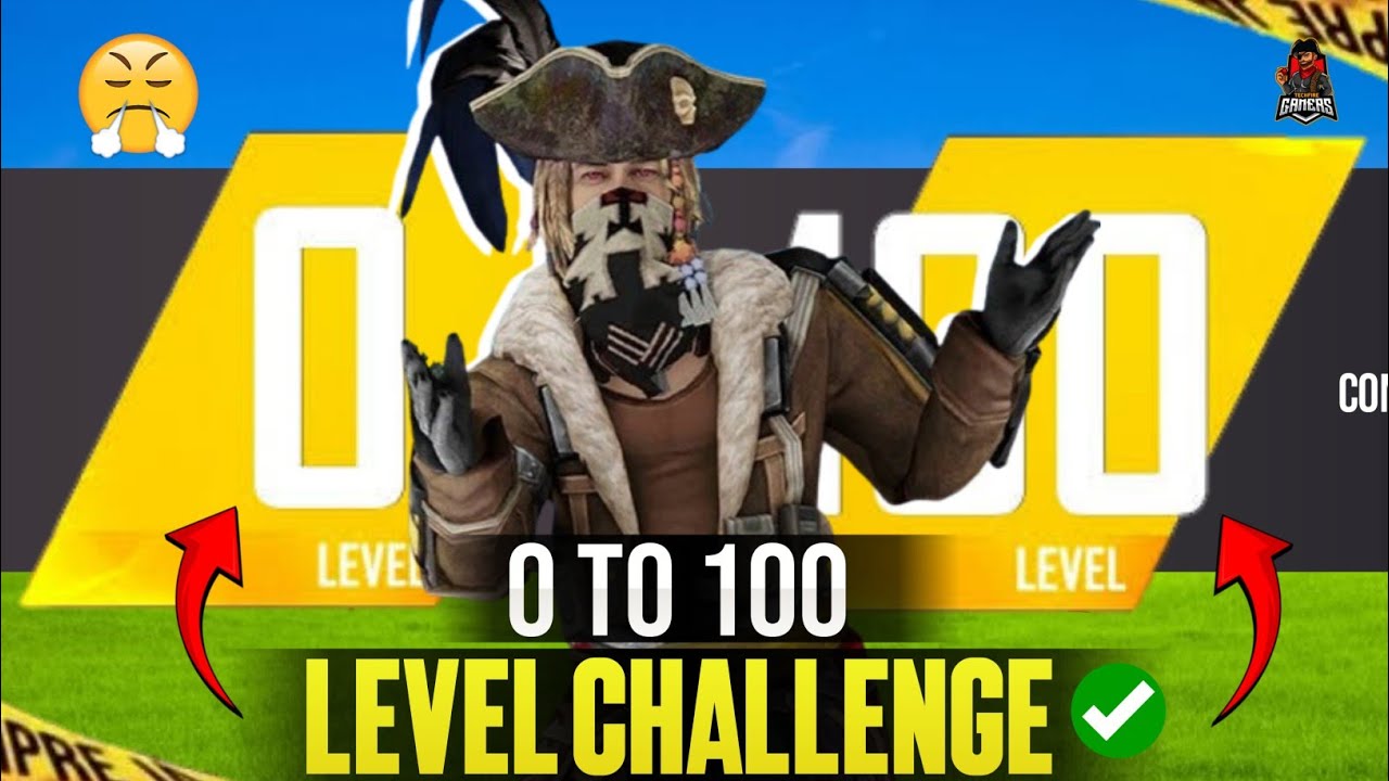 01 TO 100 LEVEL CHALLENGE 🥵 | Garena Free Fire Solo Rank Push | # ...