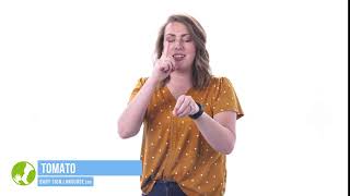 Asl Sign Tomatoes Baby Signs®: Vegetables | Facebook