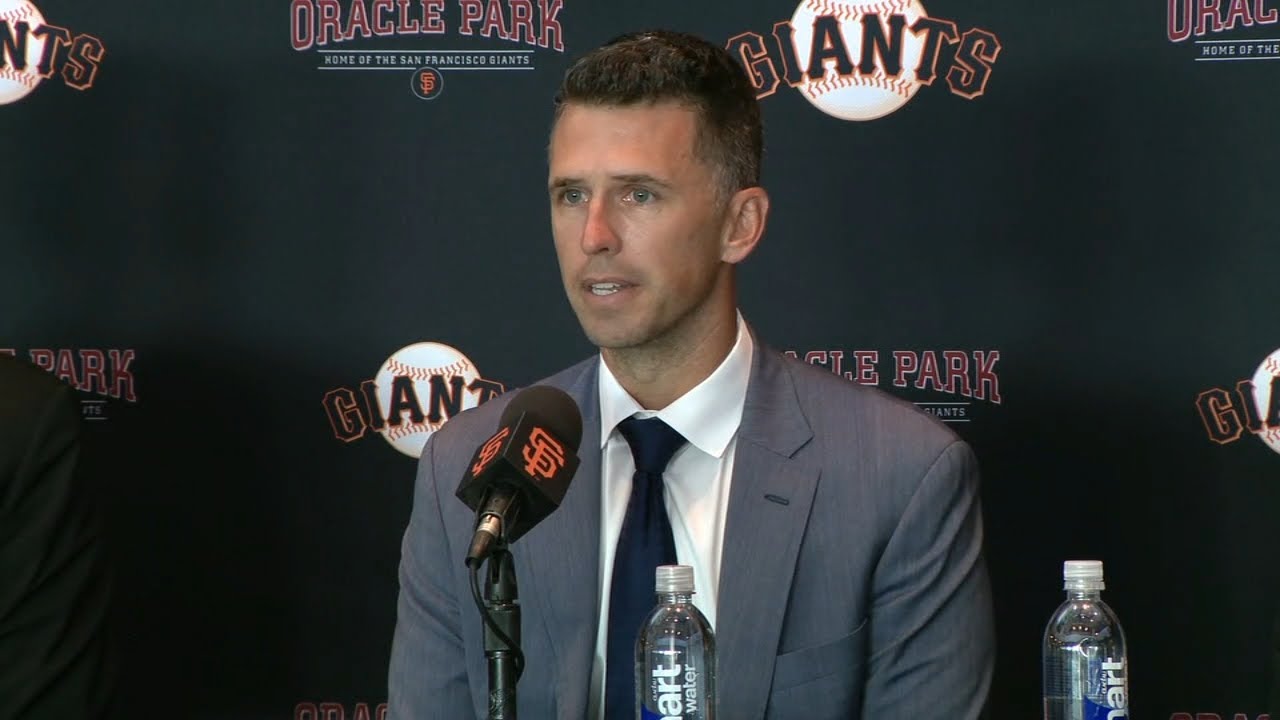 SF Giants introduce Buster Posey as new president of baseball operations - YouTube
