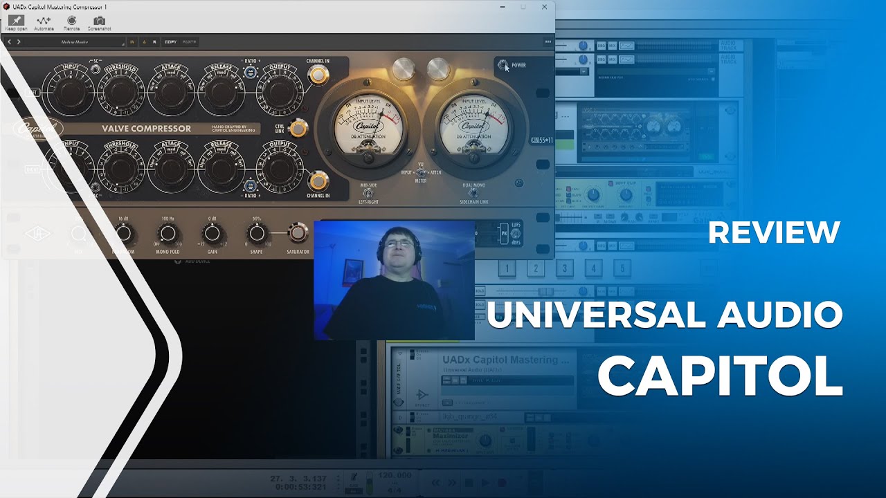 UAD Capitol Mastering Compressor Review - YouTube
