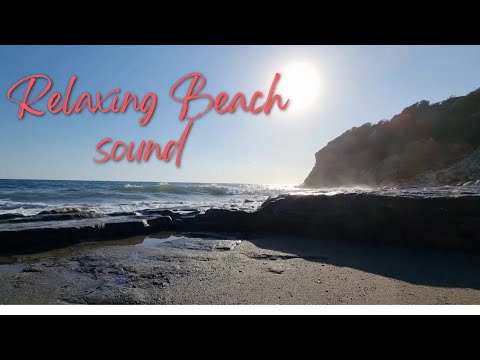 Natural sound of the beach and waves, sun and beach, relaxing beach ...