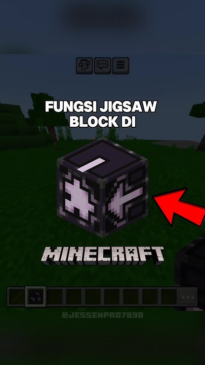 Fungsi Jigsaw Block Di Minecraft! - YouTube