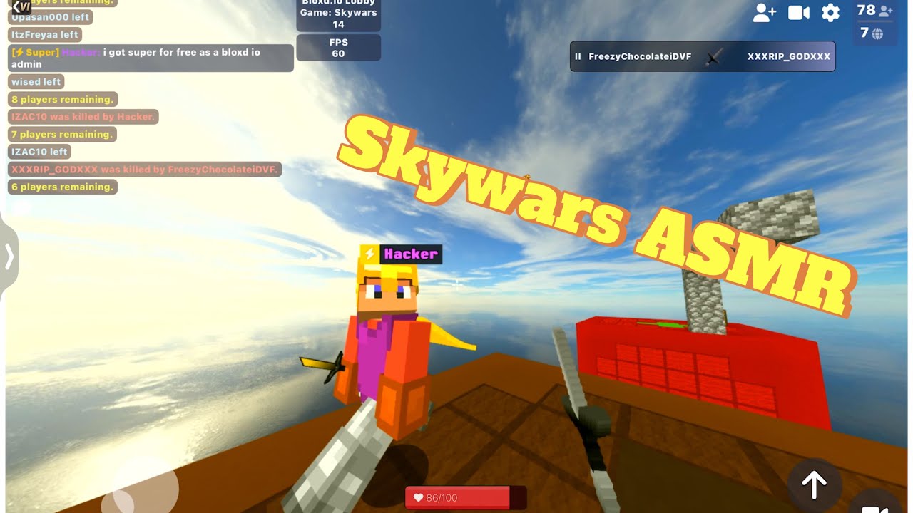 Skywars asmr - YouTube