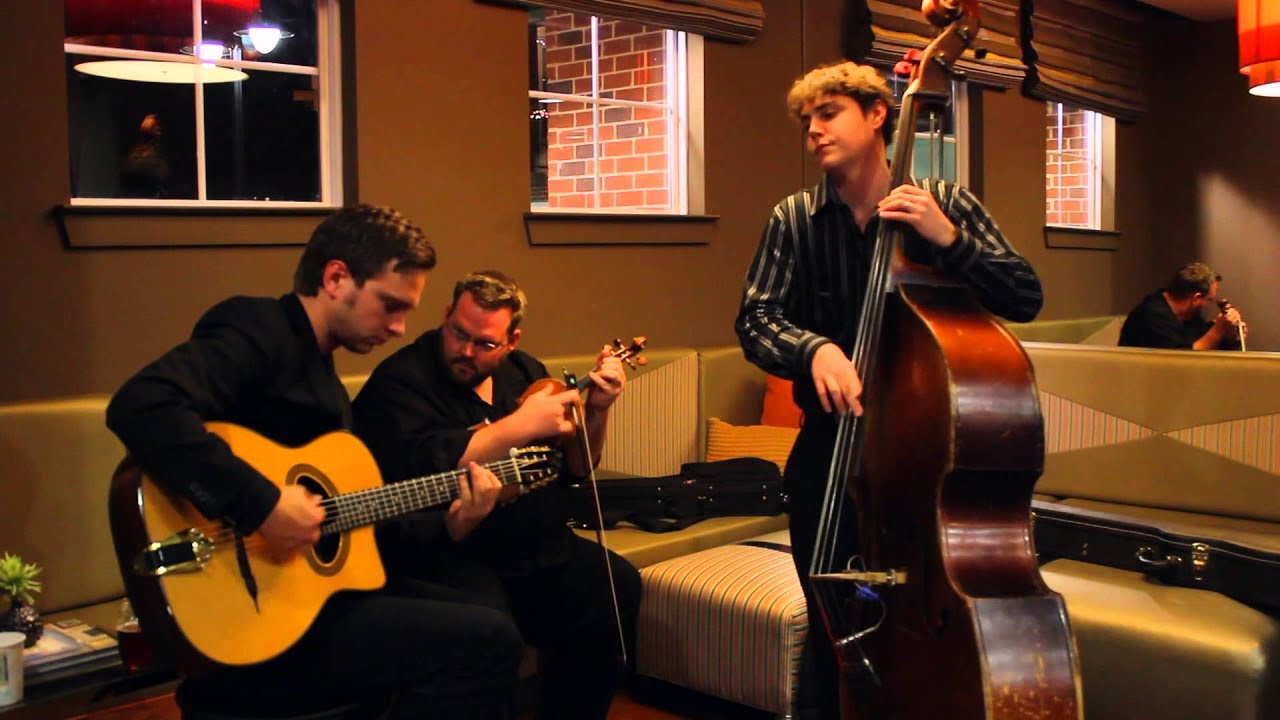 Gypsy Jazz Band at Bell Historic Franklin (Minor Swing) - YouTube