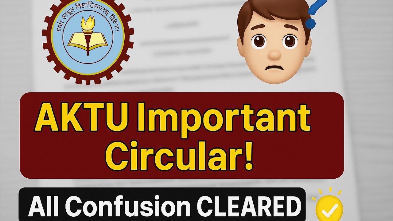 Aktu important circular||exam form extended #aktucircular # ...
