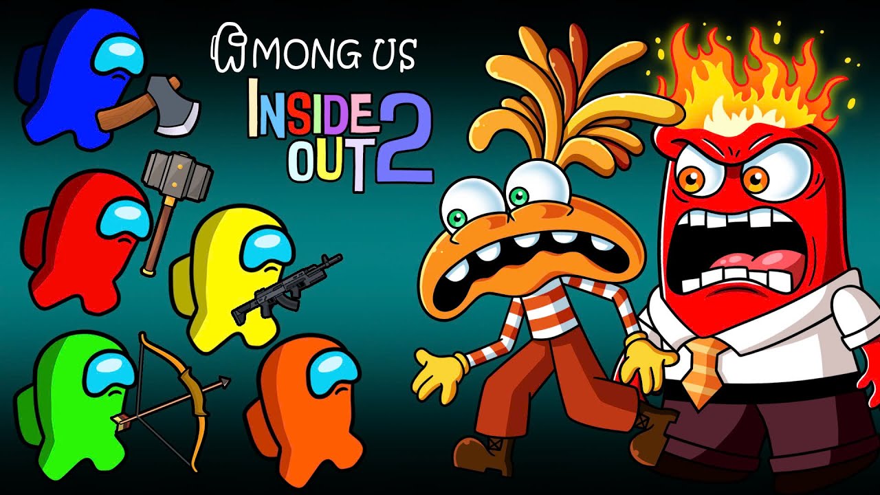어몽어스 | Among Us VS Inside Out 2 Characters | Among Us Animation - YouTube
