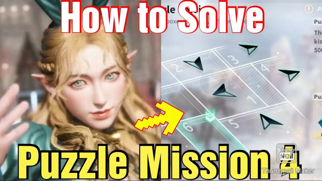 Rise Of Eros How to Solve Puzzle Mission 4 to get 100 Crystals 💎 - YouTube
