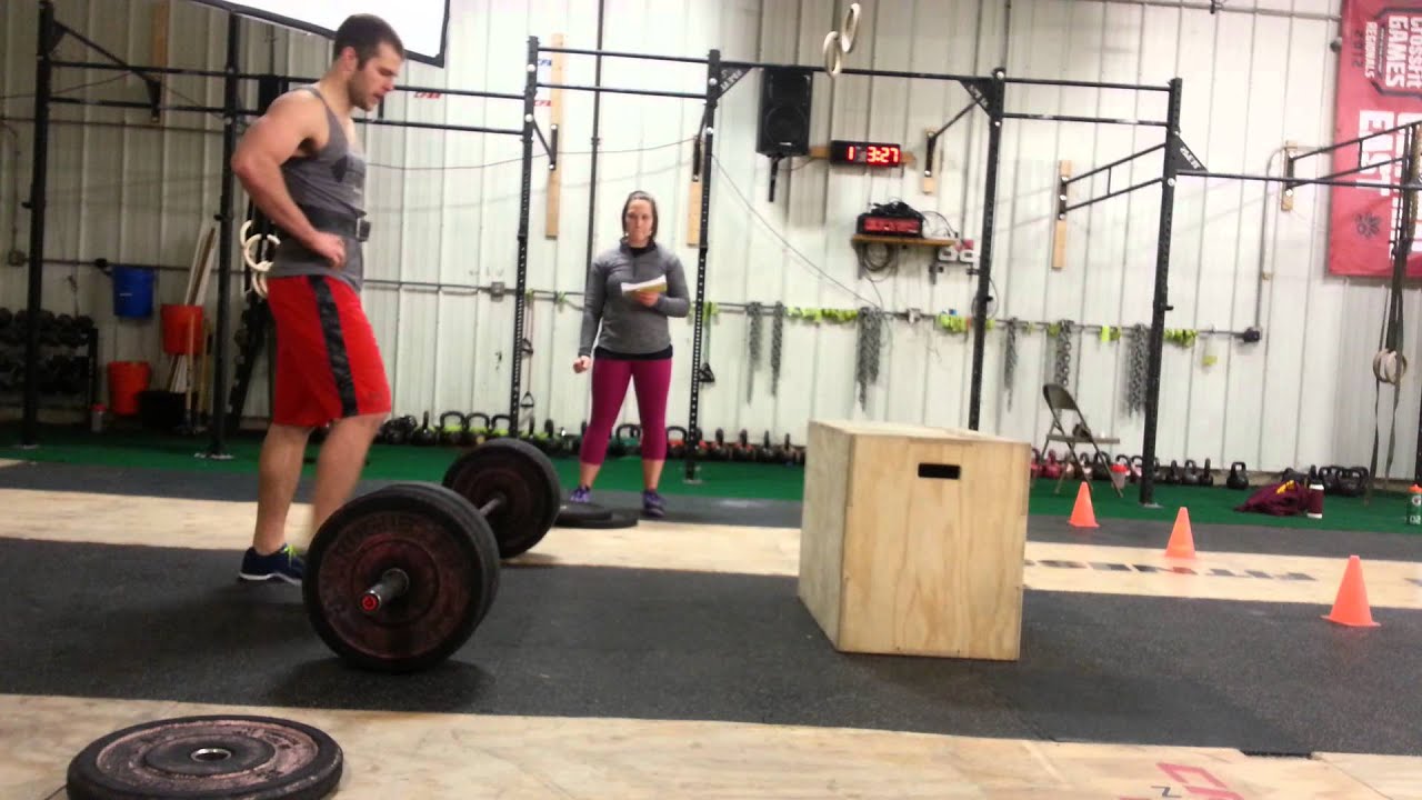 Cory Lyons 14.3 Crossfit Open - YouTube