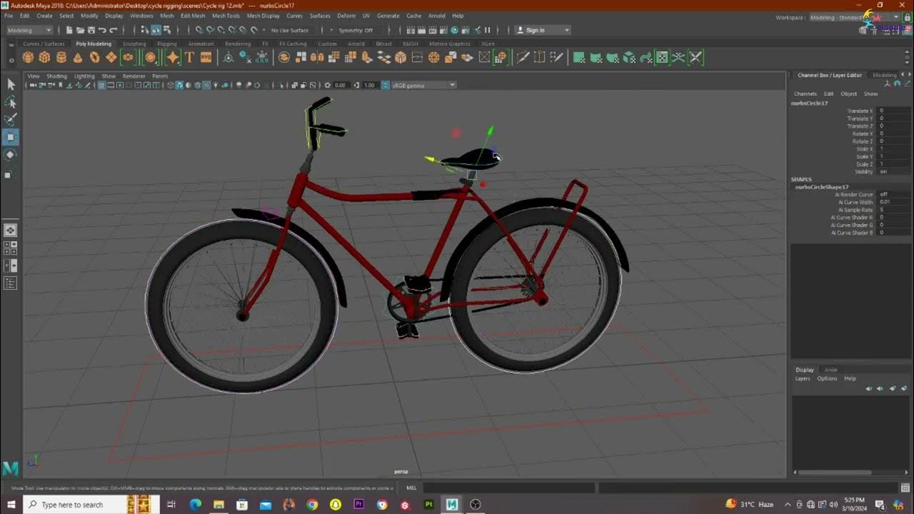 Cycle Rigging || Autodesk Maya || video - YouTube
