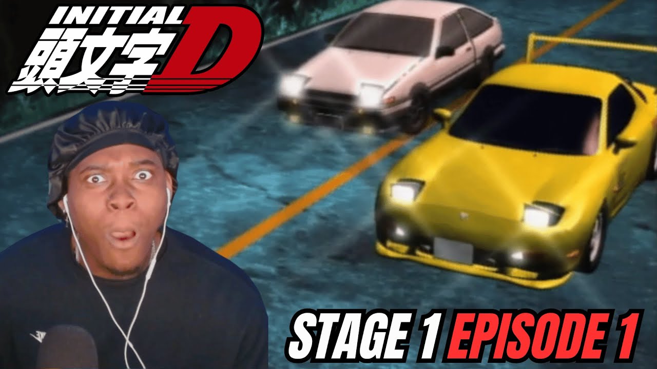 INITIAL D SEASON 1 EPISODE 1 REACTION! Initial D First Stage The ...