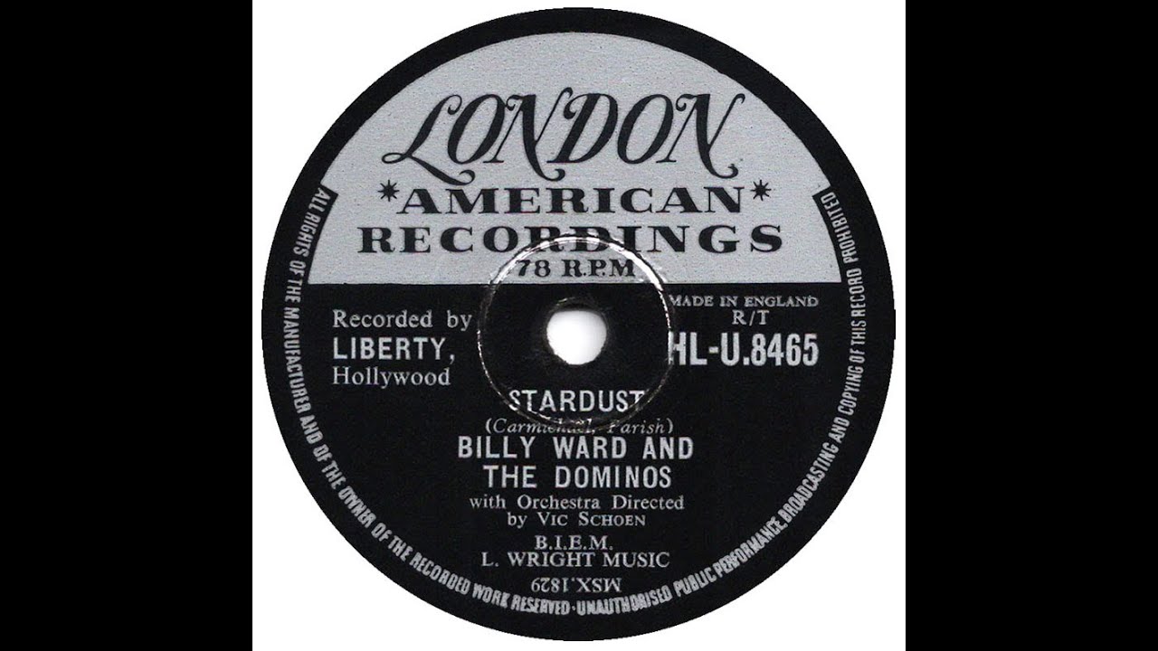 Billy Ward And The Dominos - Stardust - YouTube