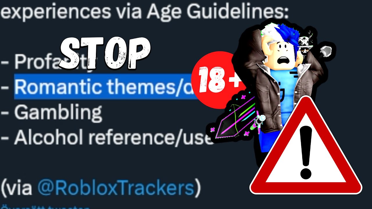 New ROBLOX AGE GUIDELINES coming to Roblox - YouTube