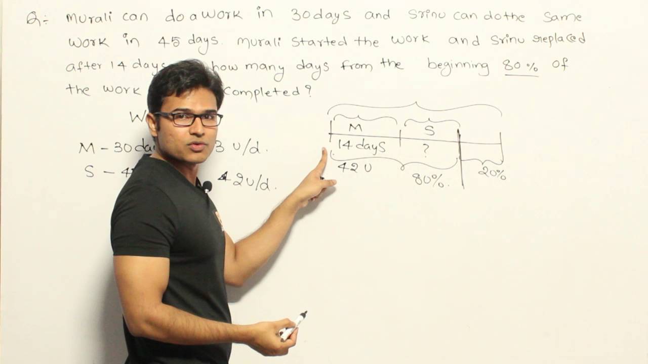 Example 5 on Time & Work - YouTube