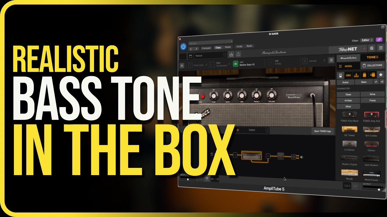 From Bass DI to PRO Tone in Amplitube & ToneX | FREE DOWNLOADS - YouTube