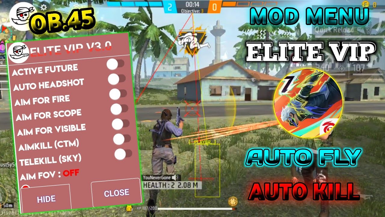free fire headshot download hack | mod menu ob45 update hack | ELITE ...