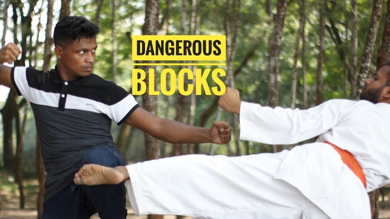 Dangerous Blocks.Hiza Uke,Empi Uke||Knee block,Elbow block||ব্লকের ...