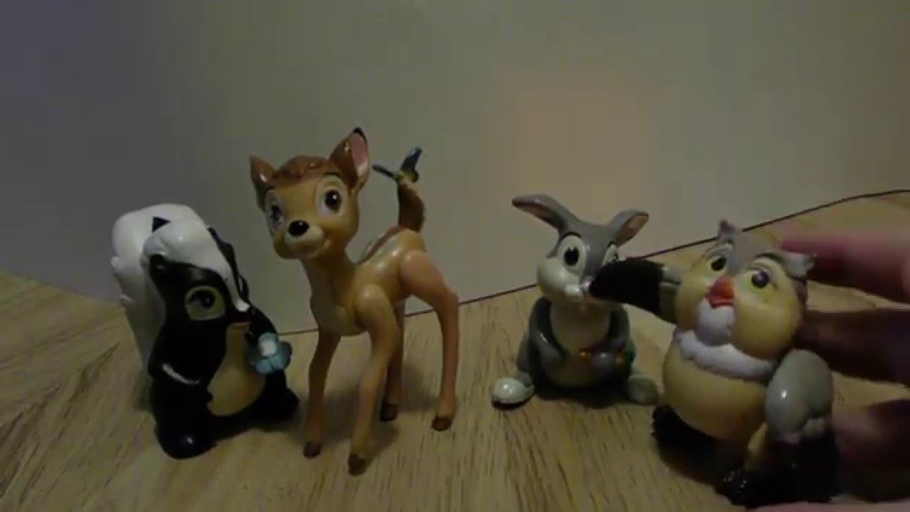 Mcdonalds Toys Flashback 1988 Disney's Bambi - YouTube