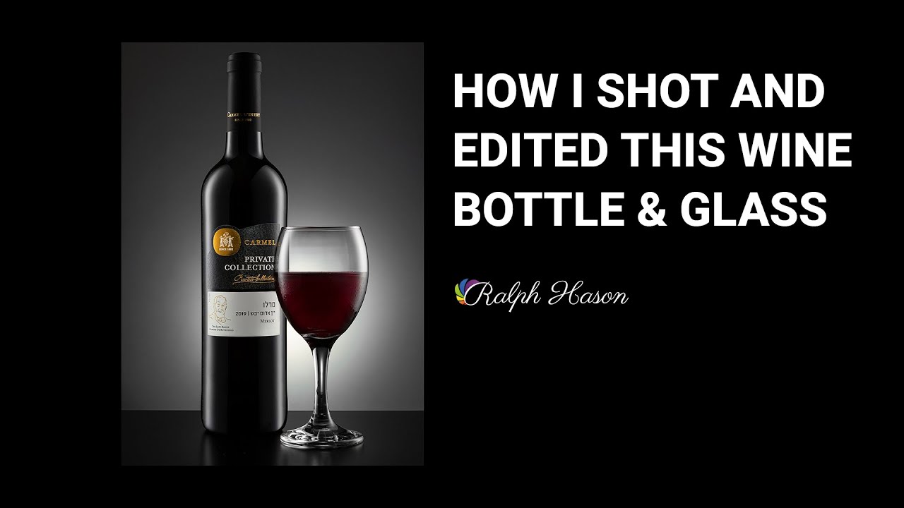 Wine bottle shoot and edit. - YouTube