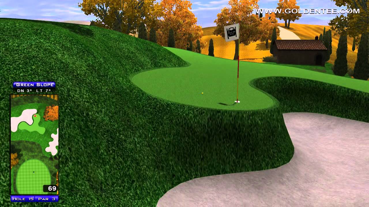 Golden Tee Great Shot on Bella Toscana! - YouTube